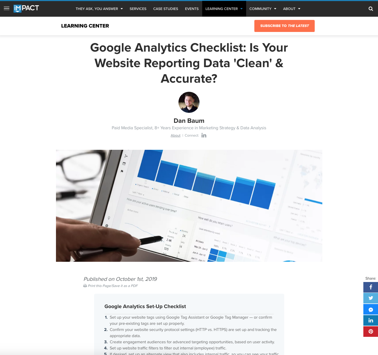 27 Best Business Blog Post Examples | IMPACT